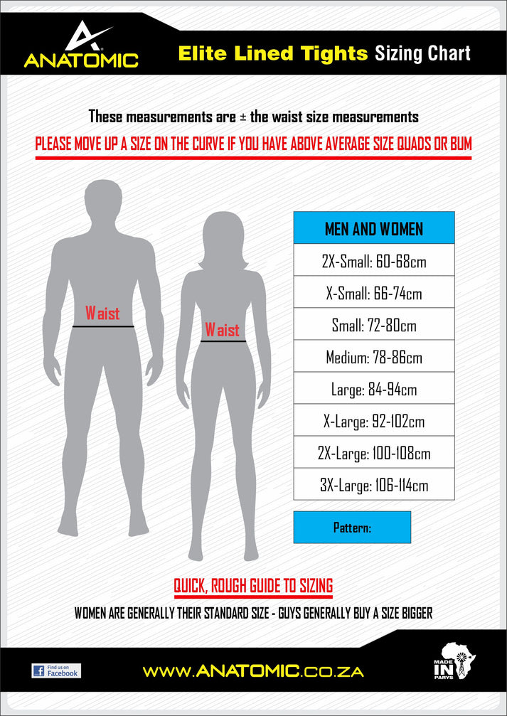 Mens and Ladies Black Elite Running TightS – Anatomic Sportswear