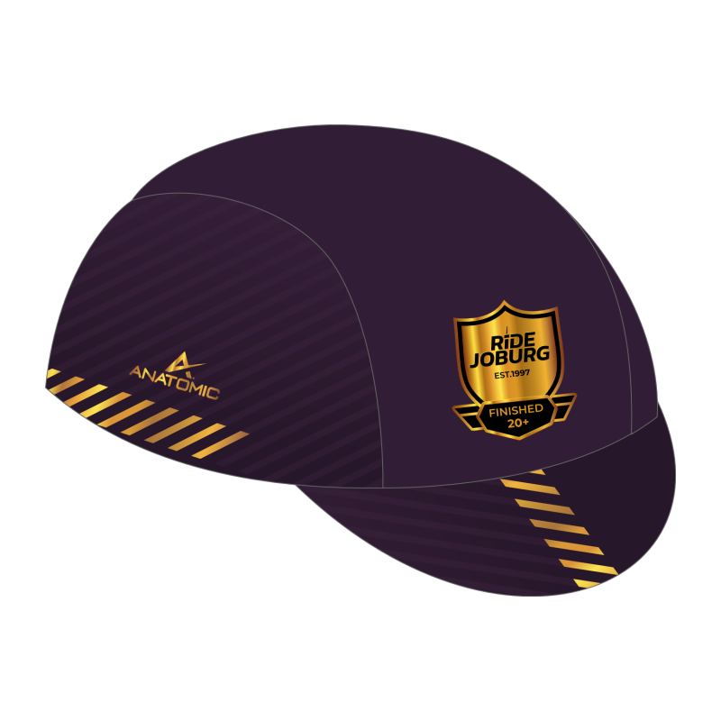 Ride Joburg Gold (20+) Finishers Cap – Anatomic Sportswear