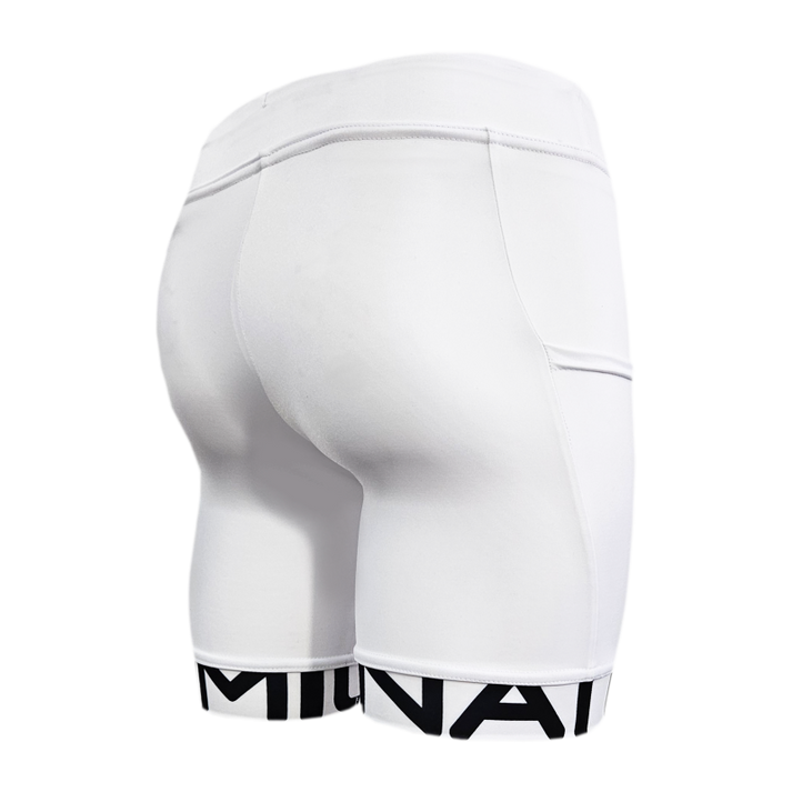 Mens and Ladies White Elite Running Tights – Anatomic Sportswear